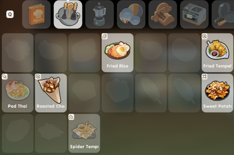 Coral Island: Manual Cooking Recipes - KosGames