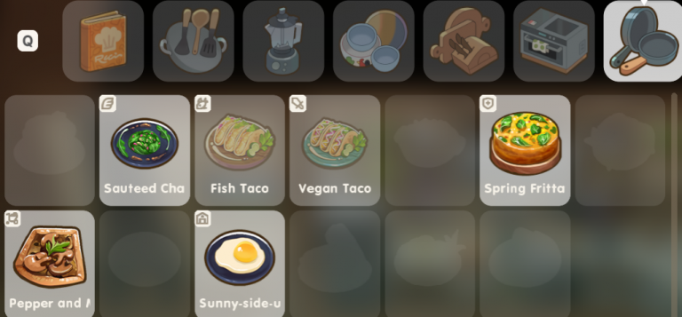 Coral Island: Manual Cooking Recipes - KosGames