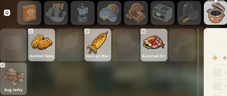 Coral Island: Manual Cooking Recipes - KosGames