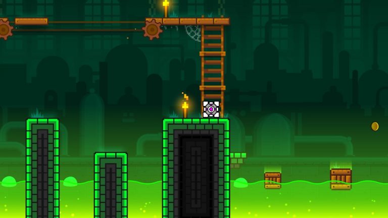 Geometry Dash : emplacements des pièces bleues (premier étage de la ...