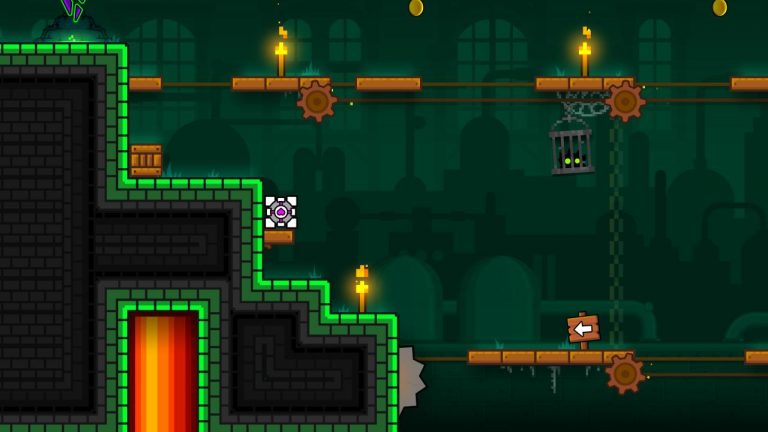 Geometry Dash: Blue Coin Locations (Tower First Floor) - KosGames