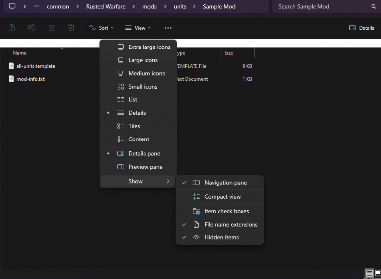 Rusted Warfare - RTS: Modding Guide - KosGames