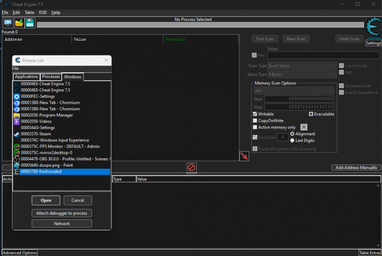 Enshrouded: How to Get Infinity Resources with Cheat Engine - KosGames