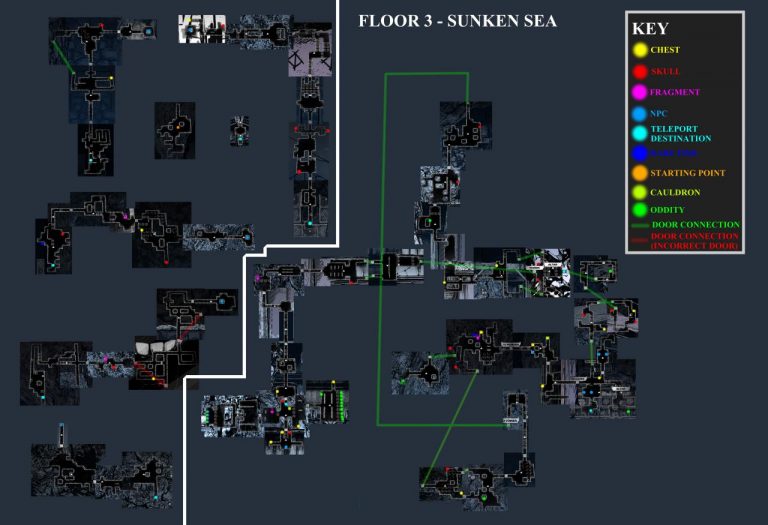 Cryptmaster: All Floor Maps - KosGames